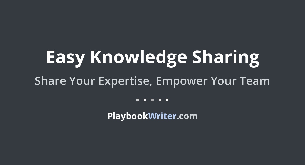Easy Knowledge Sharing: Share Your Expertise, Empower Your Team ...